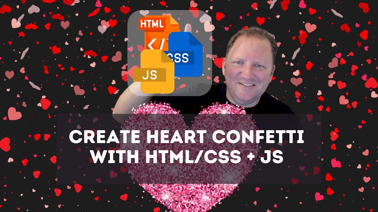 Html And Css Tutorial Create Valentines Day Heart Confetti π Youtube