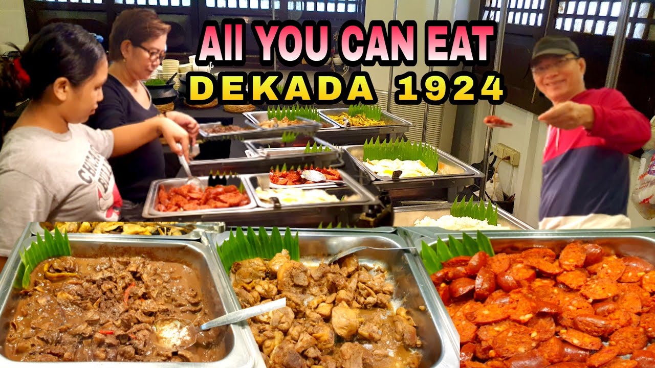 DEKADA 1924 All You Can Eat. 159 pesos lang. Tikman natin. - YouTube