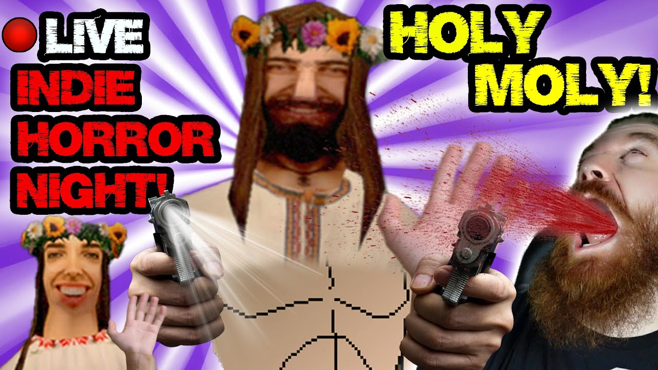 JESUS CHRIST! HE'S COMING! SCARY INDIE Games, LIVE!!! PLAYED BY UGLY ...