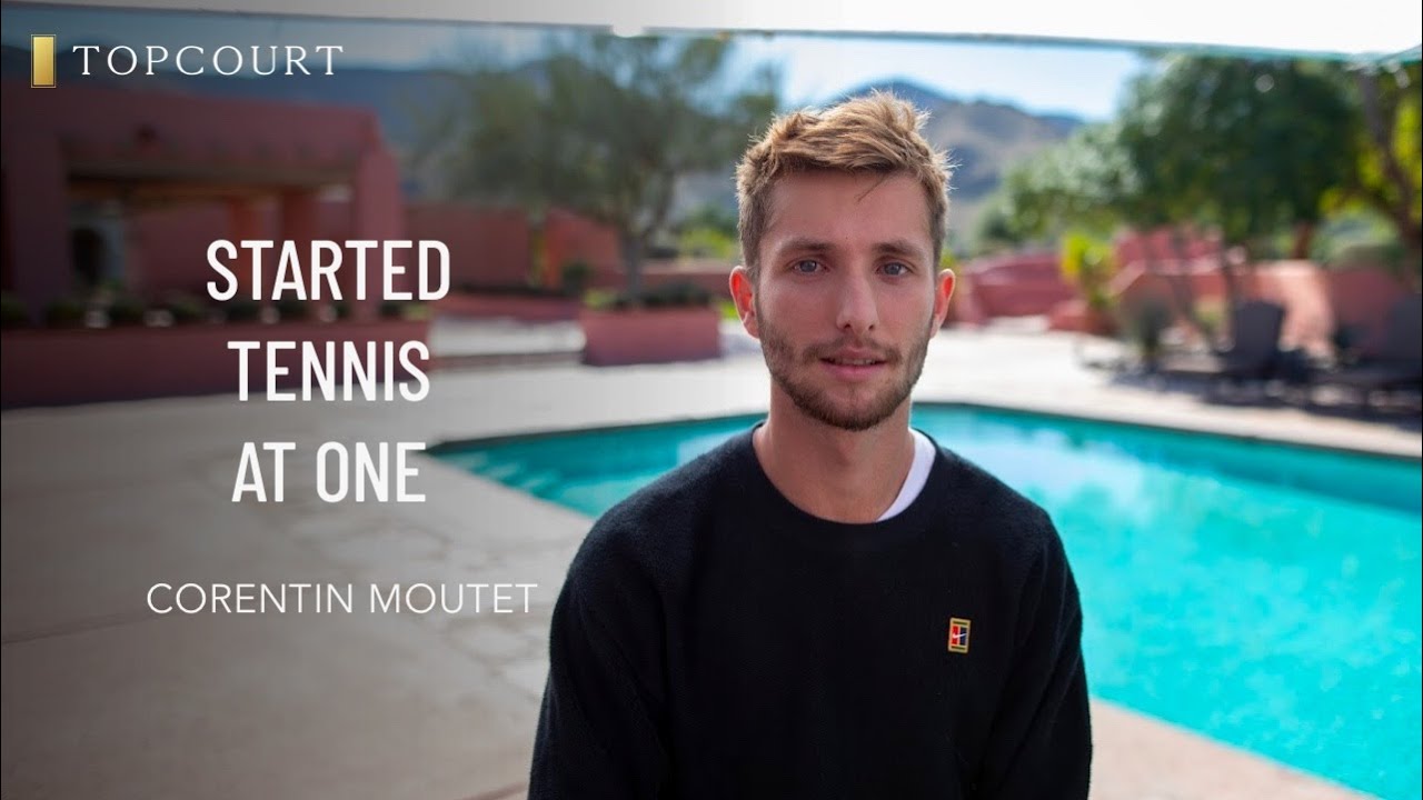 Corentin Moutet: Started Tennis at One | TopCourt - YouTube