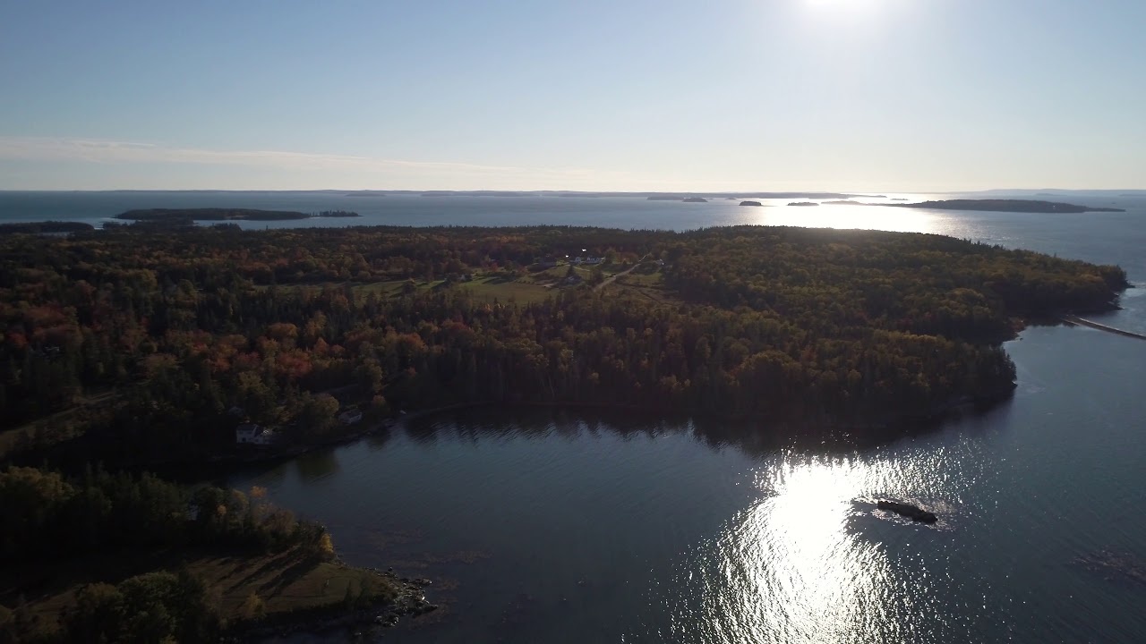 Aerial Sweep of Deer Isle, Maine In 4K Video - YouTube