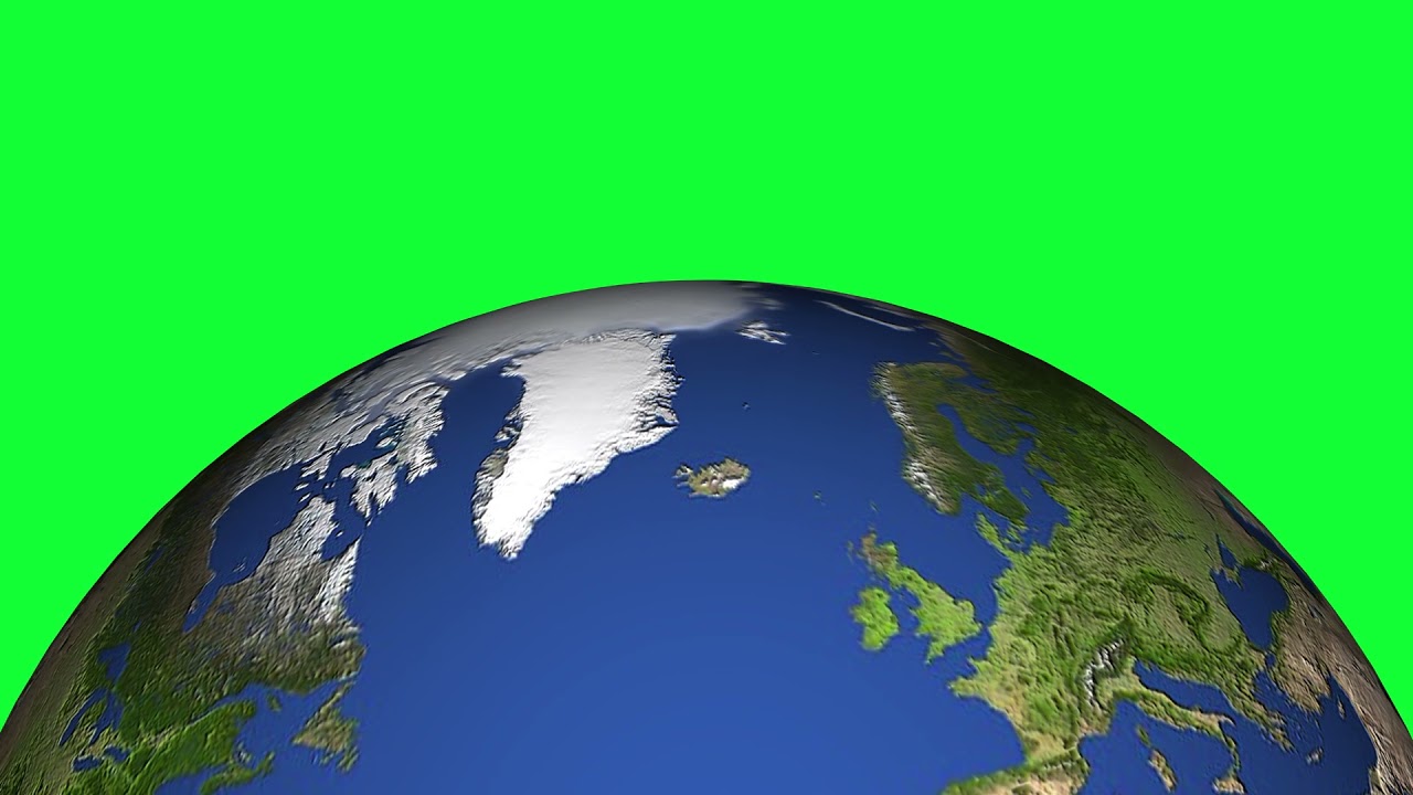 close up rotating earth globe animation | half planet earth spin ...