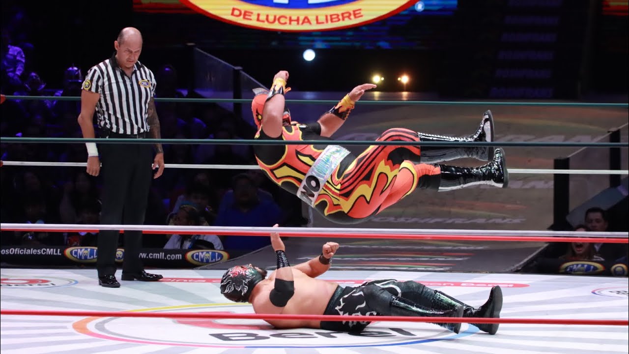 Reporte CMLL: Astral, Fuego y Volcano Vs Kraneo, Gallero y Pólvora ...