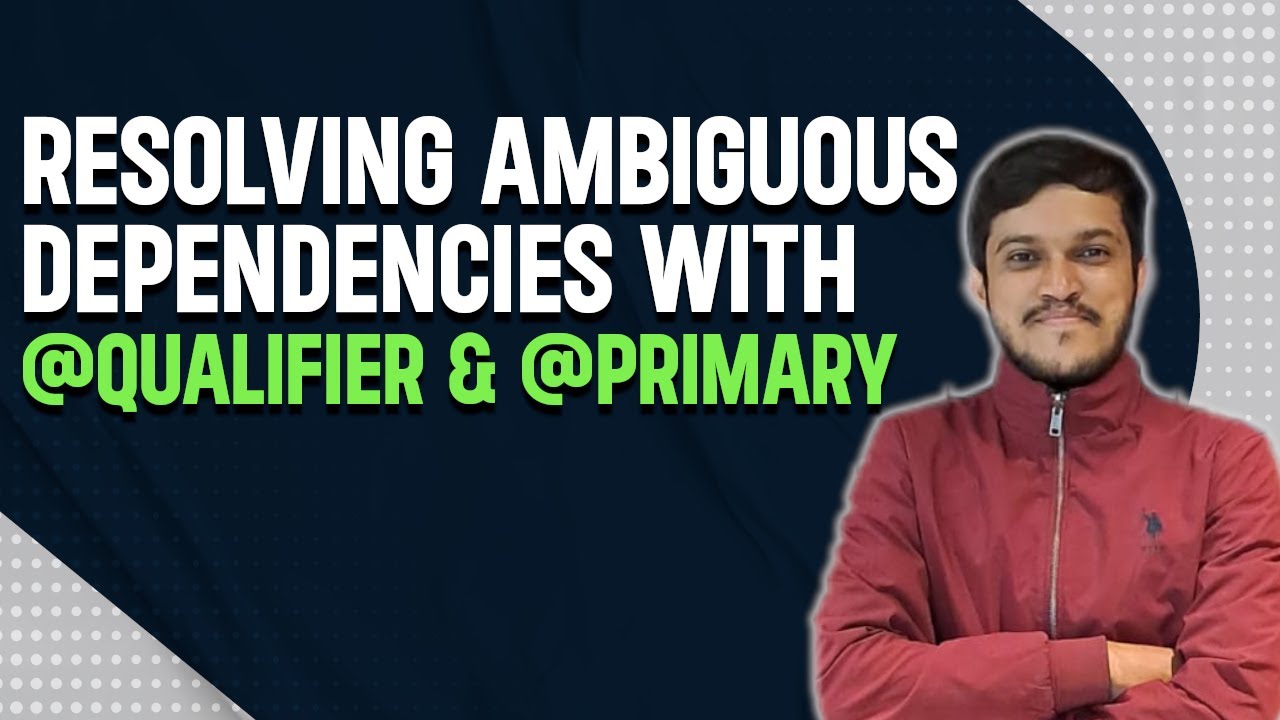 Dependency Injection Conflicts Qualifier And Primary In Spring Boot Spring Core Part 09 Youtube