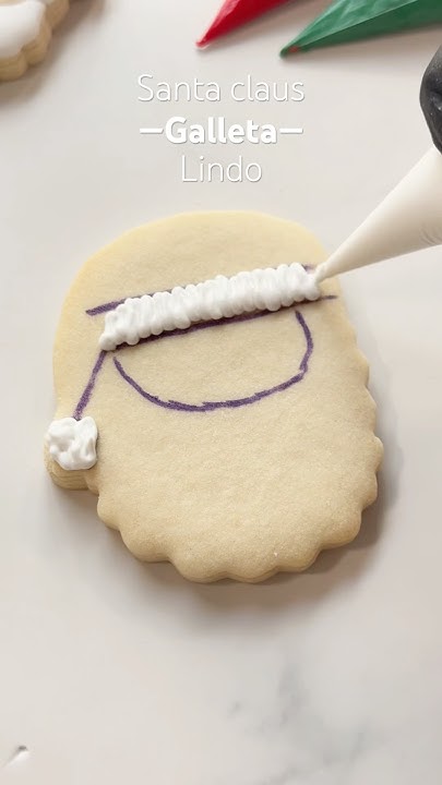 Galleta de Santa claus perfecta para esta navidad ️🎅🏻 #merrychristmas # ...
