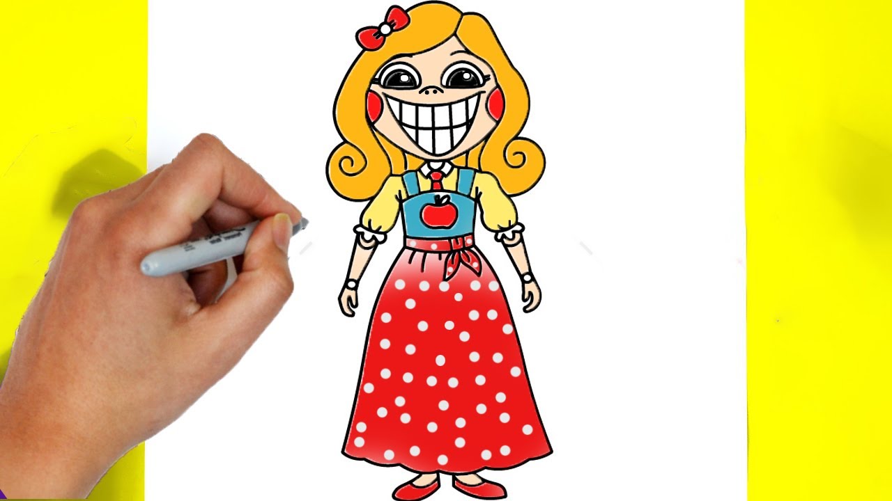 How to Draw Miss Delight | Poppy Playtime Chapter 3 | Drawing Easy ...