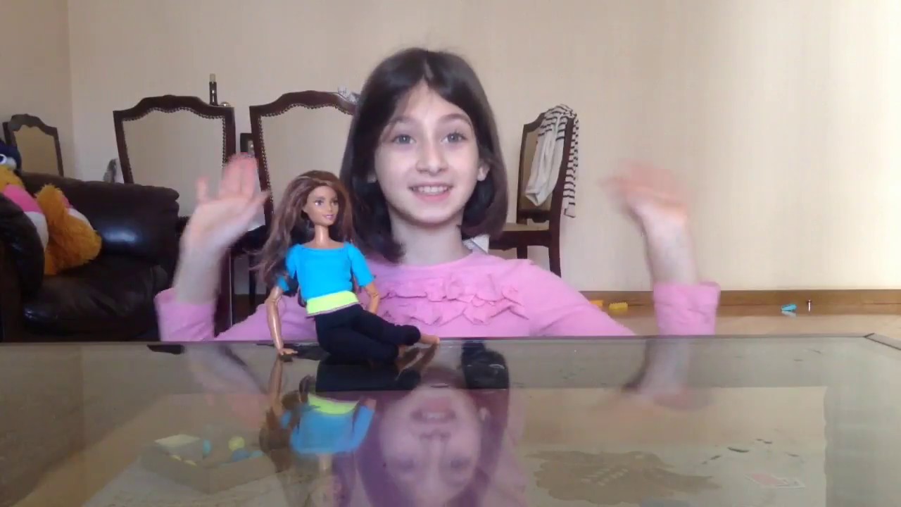 როგორ დავურბილოთ ბარბის თმა და მოქნილი ბარბი новая барби - YouTube