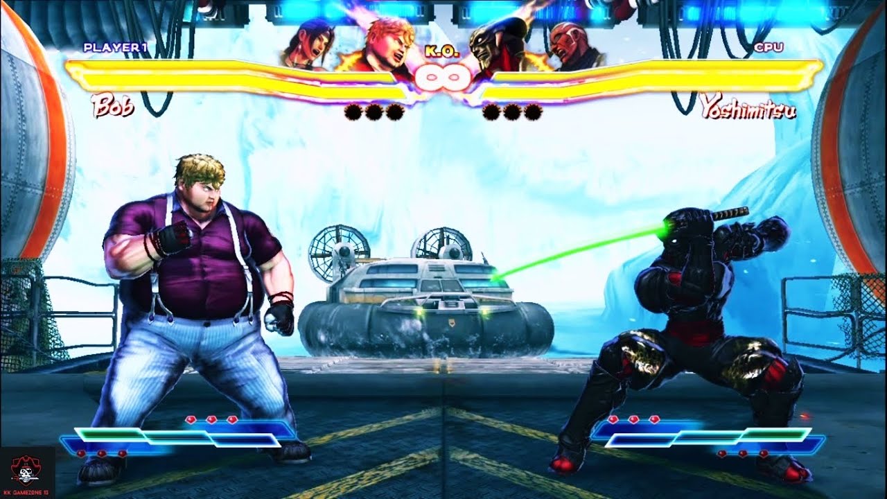 Street Fighter x Tekken Gameplay - Bob & Julia VS Yoshimitsu & Raven # ...
