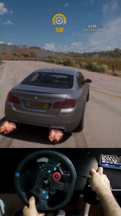 Bmw M5 Street Drift - Forza Horizon 5 | Logitech G29 Driving Gameplay #shortvideo #bmw #drift # ...