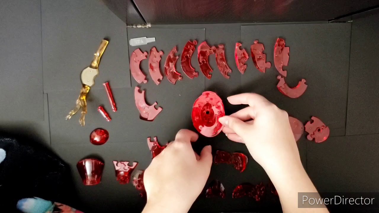 3D crystal puzzle red bird level 2 - YouTube