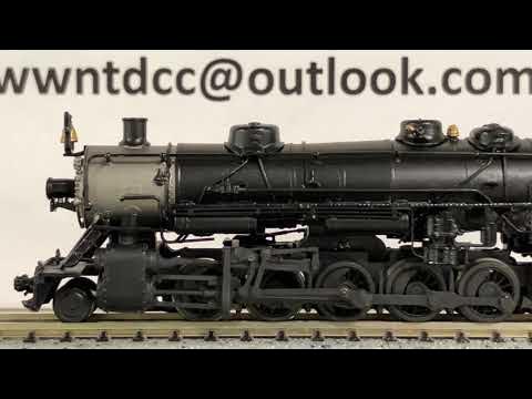 Nscale Hallmark Brass USRA 2-10-2 UP #5014, Master Class Conversion - YouTube