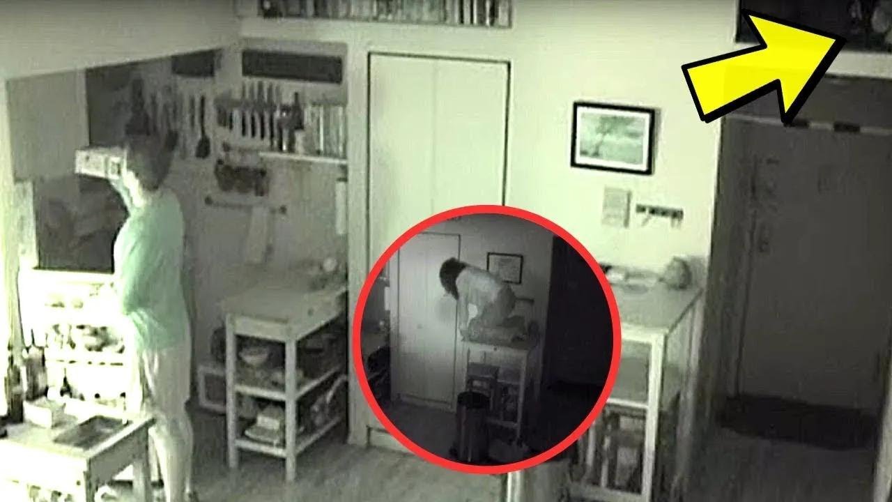 Man Sets Up Camera And Finds Woman Is Living In His Cupboard, Runs to ...