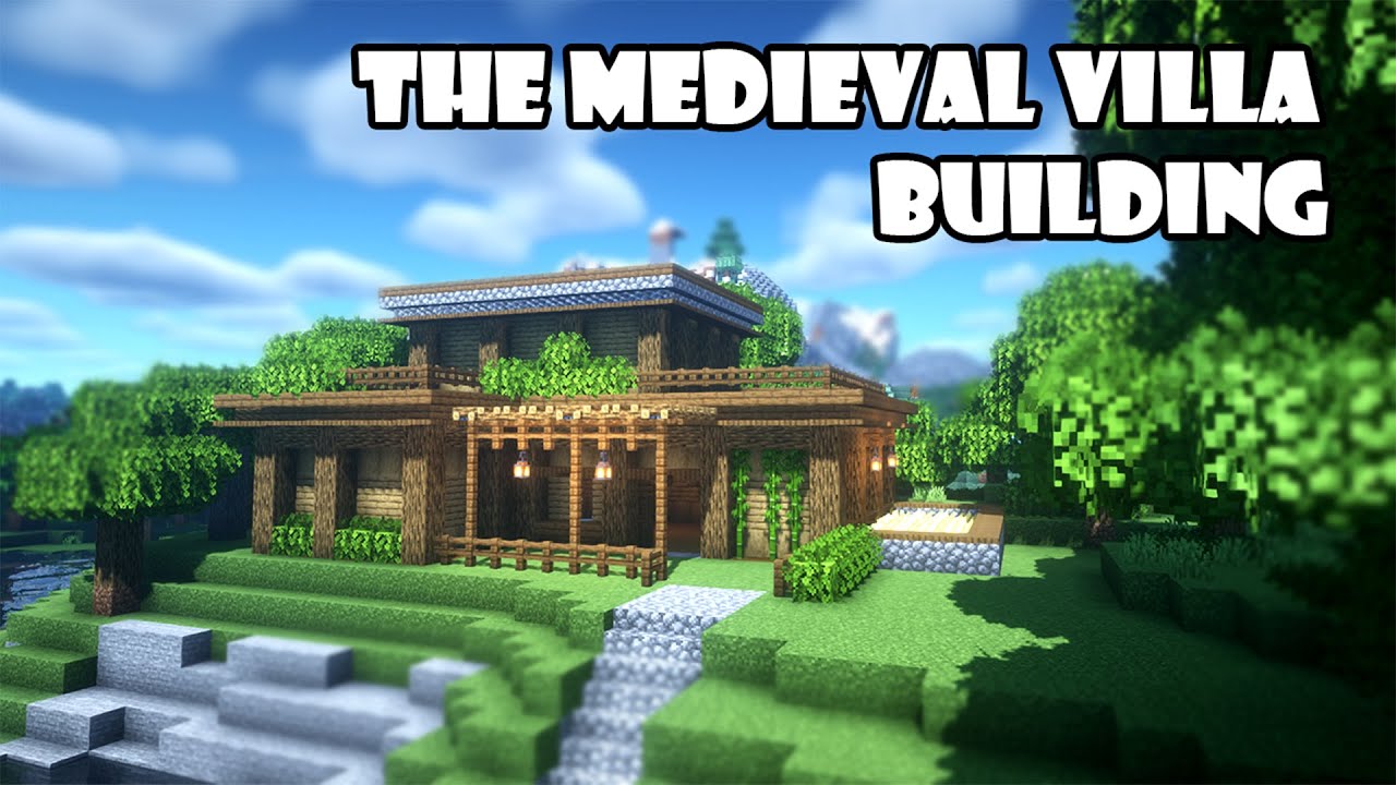 Minecraft - How to Build a Medieval Villa - YouTube
