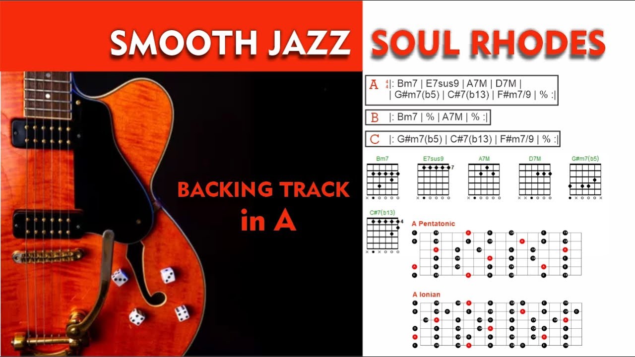 SMOOTH JAZZ SOUL RHODES - BACKING TRACK IN A - YouTube