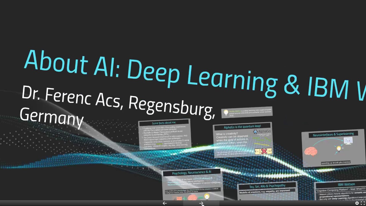 Screen Cast: About Deep Learning and IBM Watson [EN] - YouTube