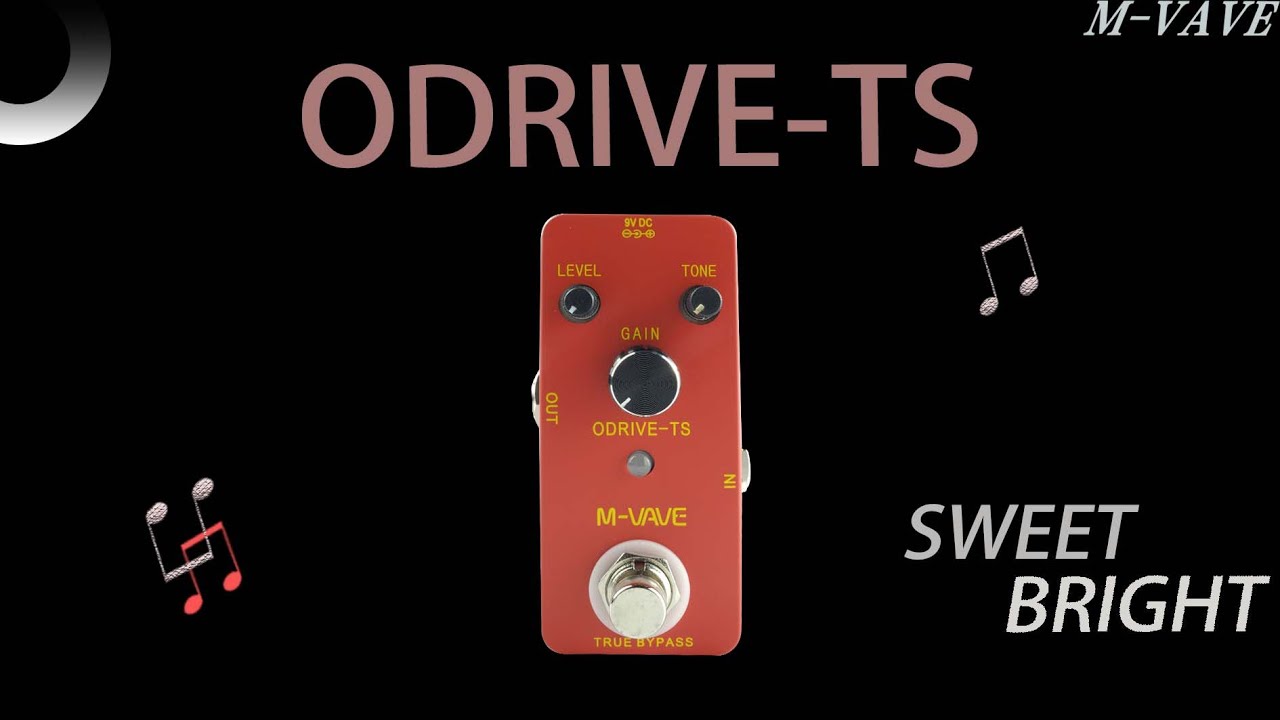 M-VAVE Overdrive-TS Effect Display Video - YouTube