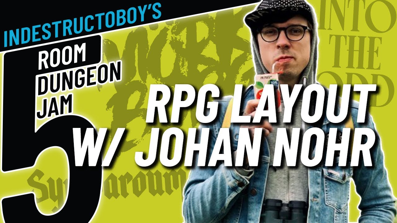 TTRPG Layout (w/ Johan Nohr) | 5-Room Dungeon Jam - YouTube