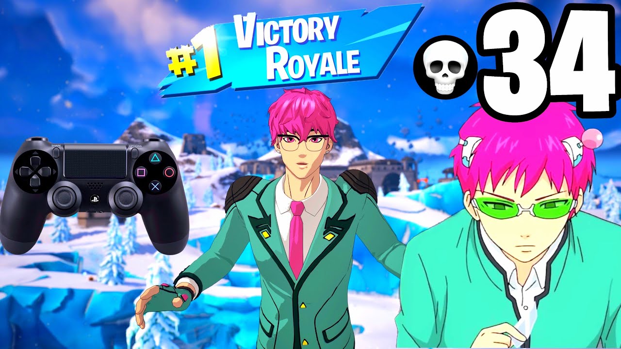 34 Kill Solo Squads Saiki Kusuo Skin Gameplay "Zero Build" Win ...