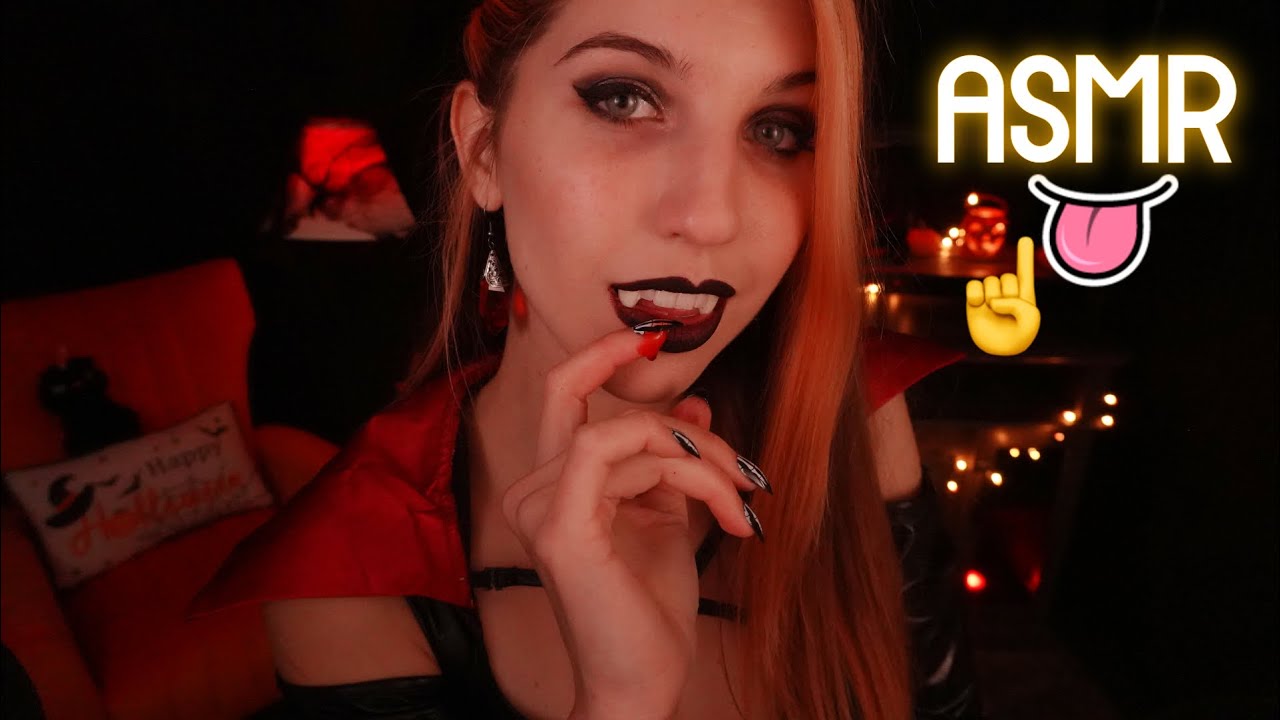 Asmr Finger Licking ☝️👅 Halloween Edition🧛♀️ Intense Mouth Sounds For Tingles And Relaxation