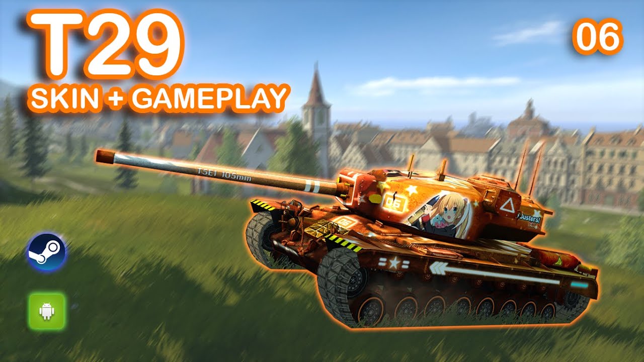 WoT Blitz Anime Skin 06 - T29 - YouTube