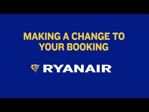 Making A Change To Your Booking | Ryanair
