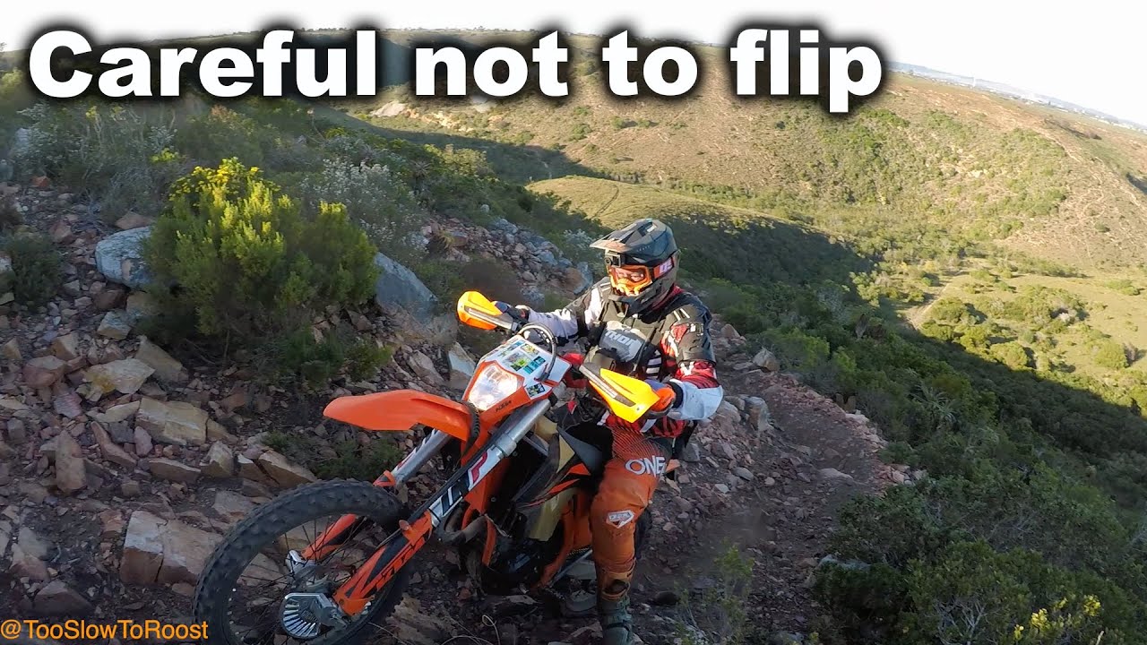 Razor grass, rocky climbs and almost breaking down while riding Enduro ...