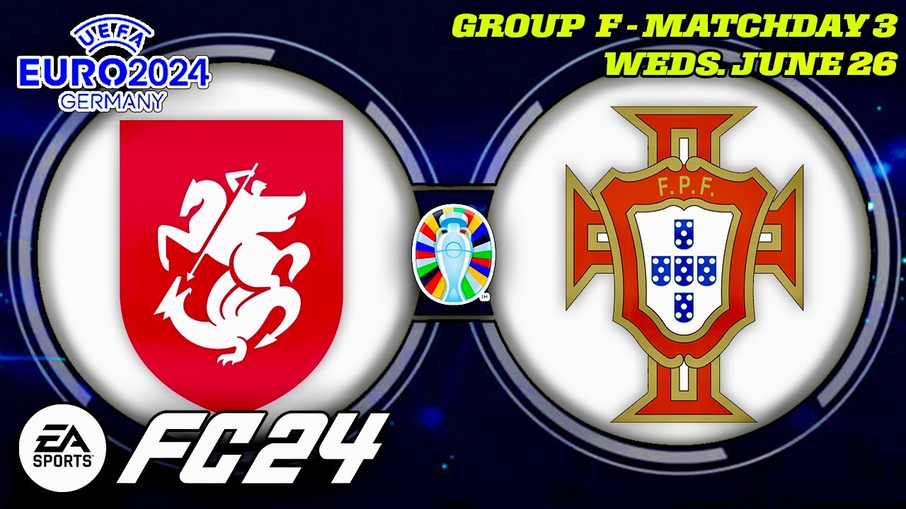 🔴 UEFA | EURO 2024 | Group F - Matchday 3 | (4)Georgia @ (1)Portugal ...