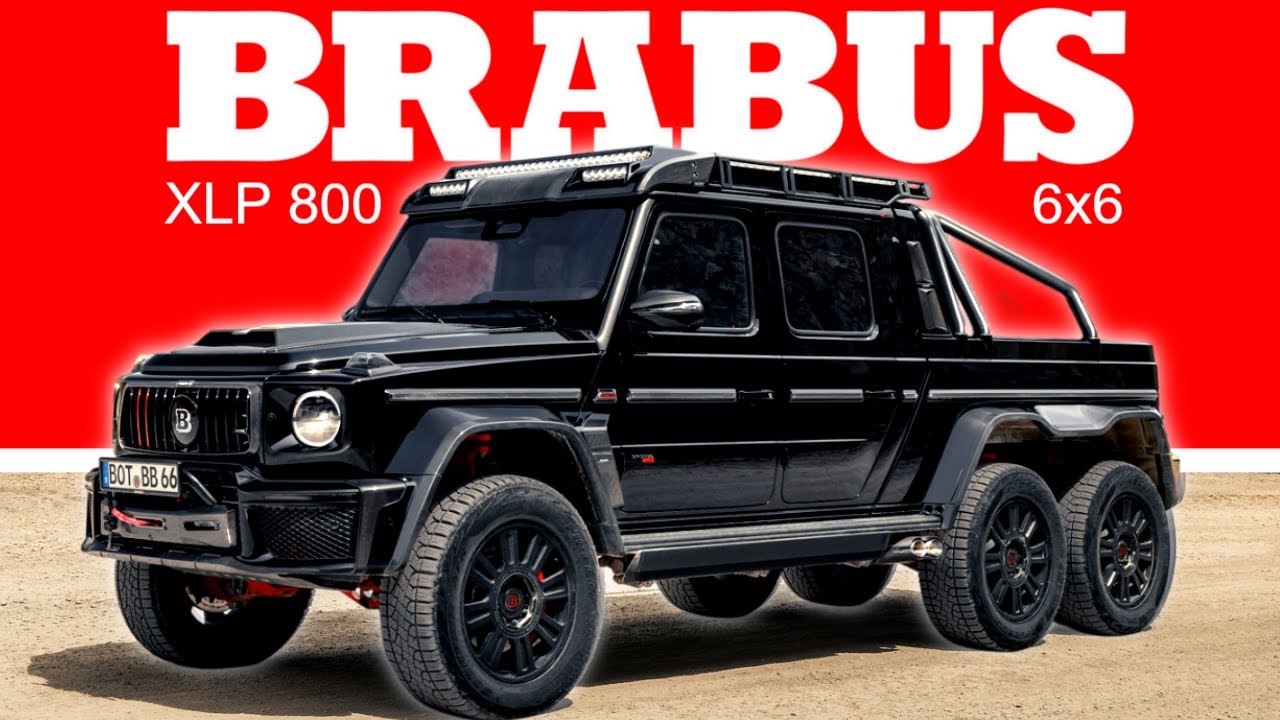 Brabus XLP 800 6x6 Adventure – The $1 35M Six Wheel Monster You Need to ...