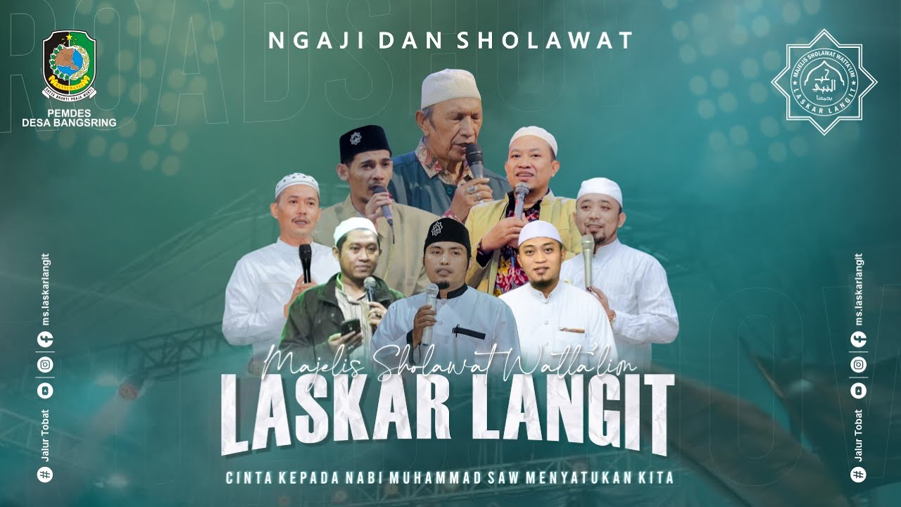 LIVE : ROAD SHOW MAJELIS SHOLAWAT LASKAR LANGIT | BANGSRING WONGSOREJO ...
