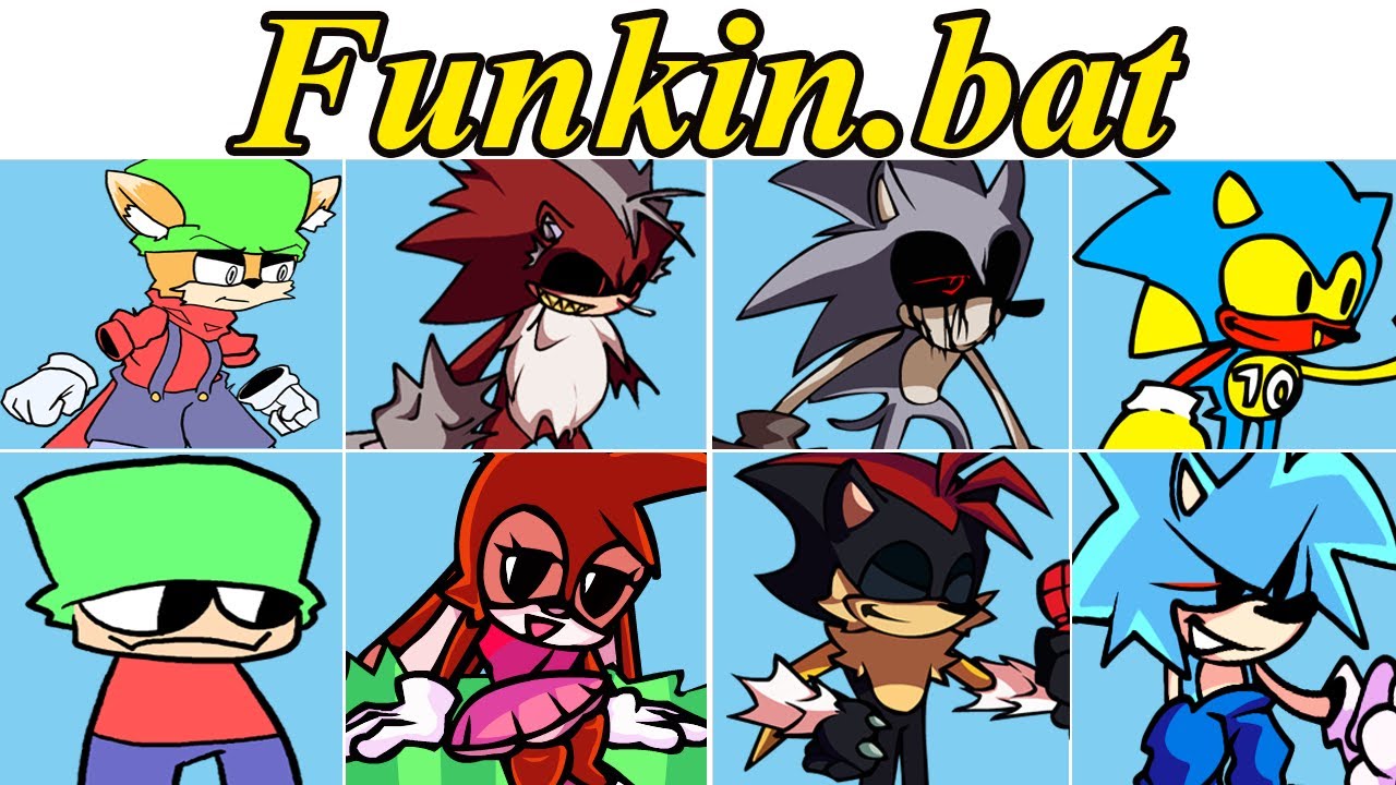 FNF - VS Funkin.bat DEMO | Bambails, Sonic (FNF Mod) - YouTube