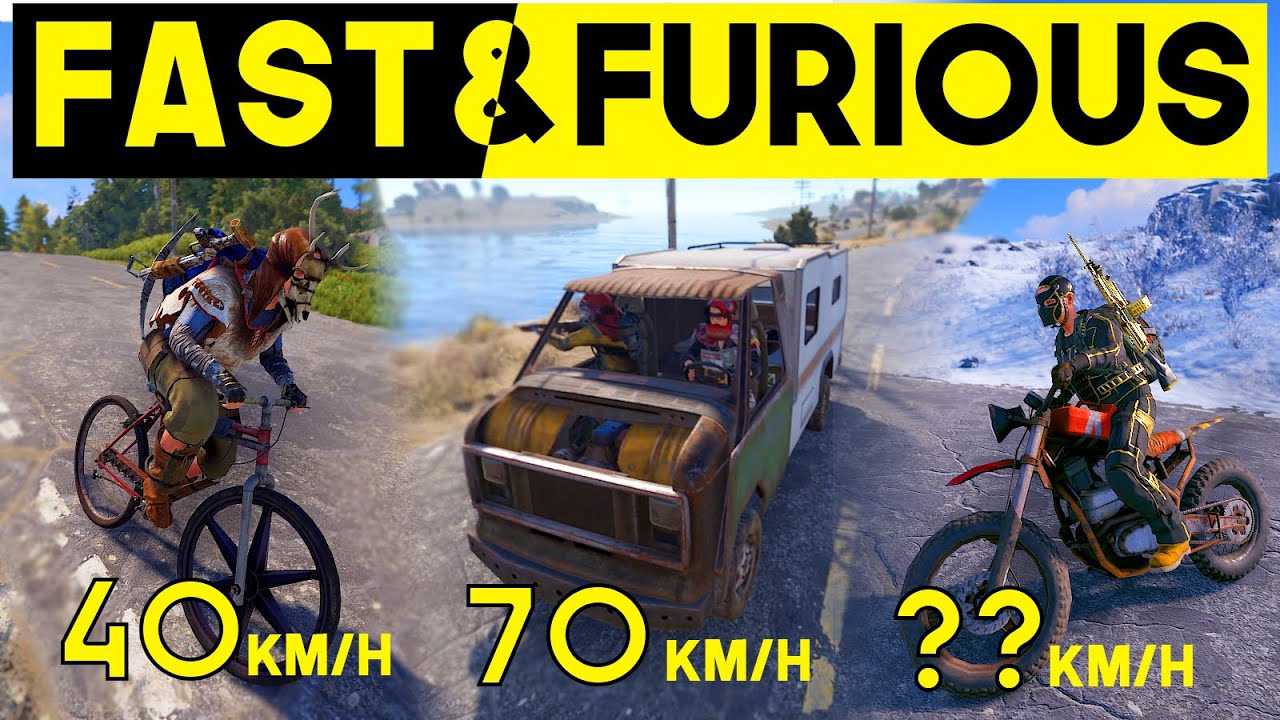 THE SPEED OF BIKES IN RUST IS UNBELIEVABLE | Rust Vehicle Overview ...