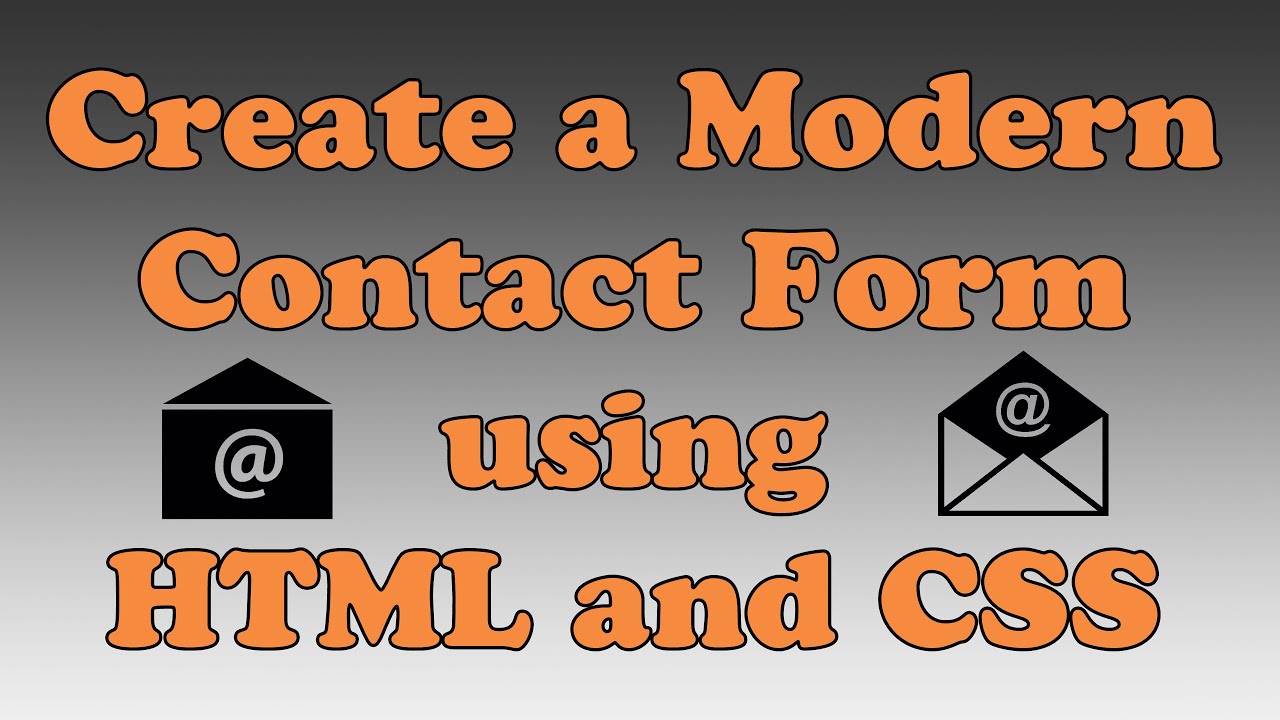 How To Contact Form Responsive HTML And CSS Part 1 Client Side how-to-contact-form-responsive-html-and-css-part-1-client-side