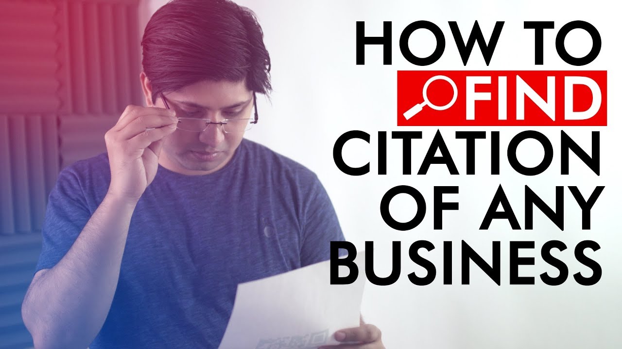 How To Find Citation Of Any Business Citations From YouTube YouTube how-to-find-citation-of-any-business-citations-from-youtube-youtube