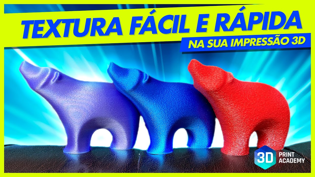 Faça Textura FÁCIL e RÁPIDA para sua impressão 3D (Fuzzy Skin - Cura e ...