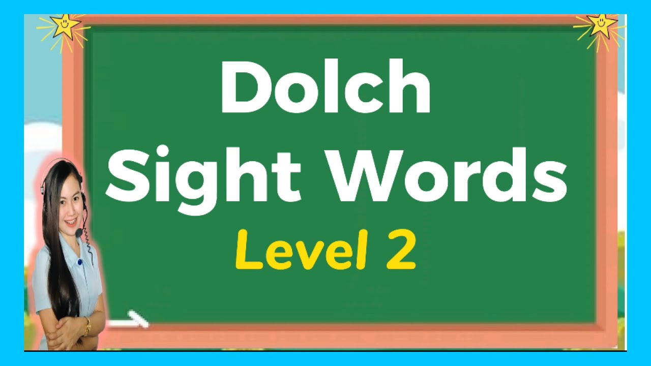 Level 2 | Dolch Sight Words by Teacher Elaine - YouTube