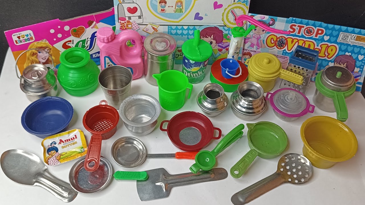 Play with Amazing mini kitchen set @MINI CLAY |@Dolliyon - YouTube