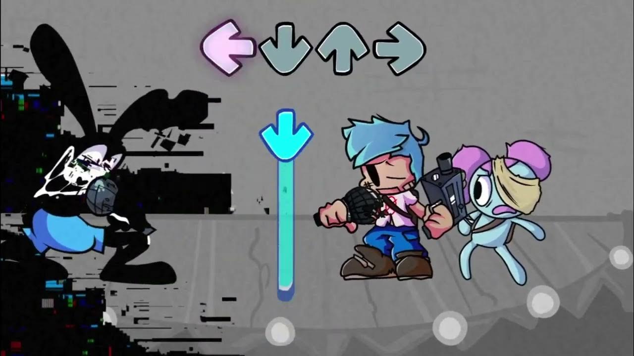 Friday Night Funkin Vs Corrupted Oswald Rabbits Glitch Song Mods