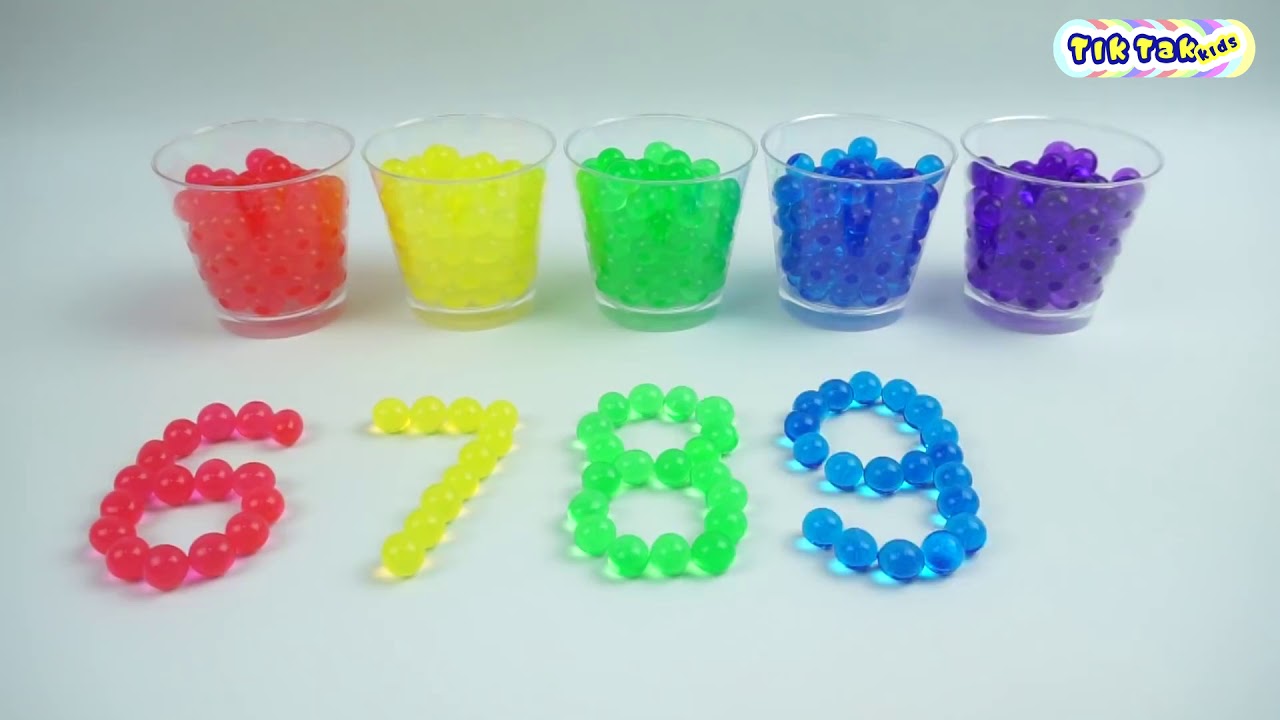Learn Numbers 1 to 10 and Colors with ORBEEZ! Video for KIDS! - YouTube