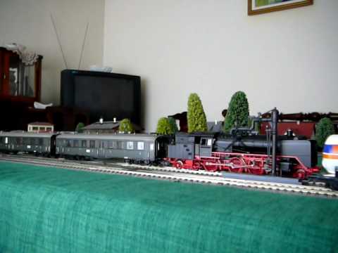 Steam locomotive BR50 Roco (1) - YouTube