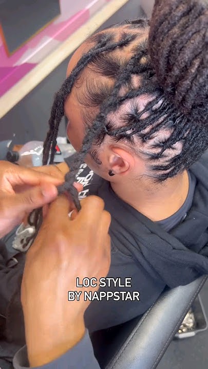 Bun & Two Strand Loc Style by Taili 🙌🏽 Book your appointment www ... Bun & Two Strand Loc Style by Taili 🙌🏽 Book your appointment www ...