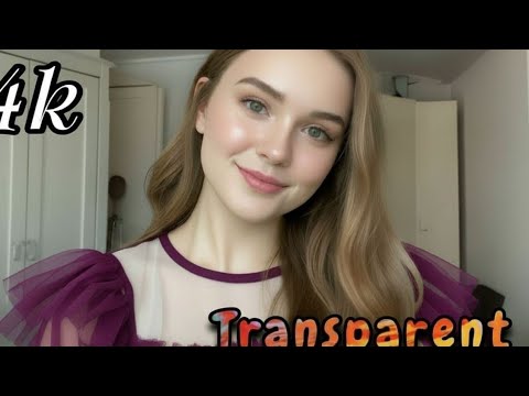 4K Transparent Try-On Haul | Beach-Ready Style - YouTube
