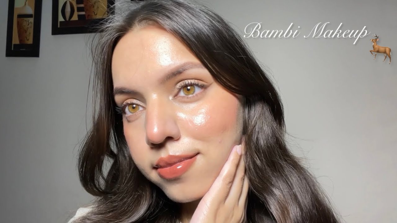 Bambi Makeup Tutorial | Doe Eyes + Glowy Skin - YouTube