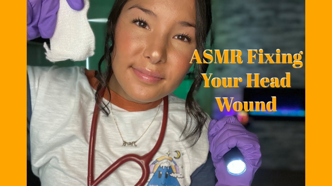 Falling In Love TOO HARD Nurse Takes Care of Your Head Wound ASMR ...
