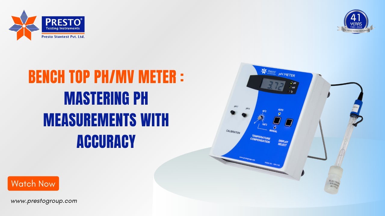 Bench Top pH/MV Meter : Mastering pH Measurements with Accuracy ...