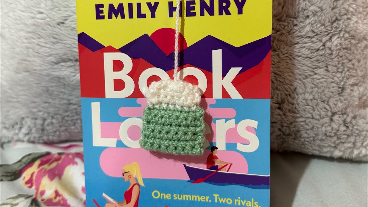 Crochet teabag bookmark tutorial - YouTube