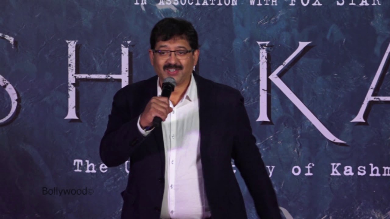 Vidhu Vinod Chopra, Adil & Sadia At 30Mins Special Screening Of Shikara ...