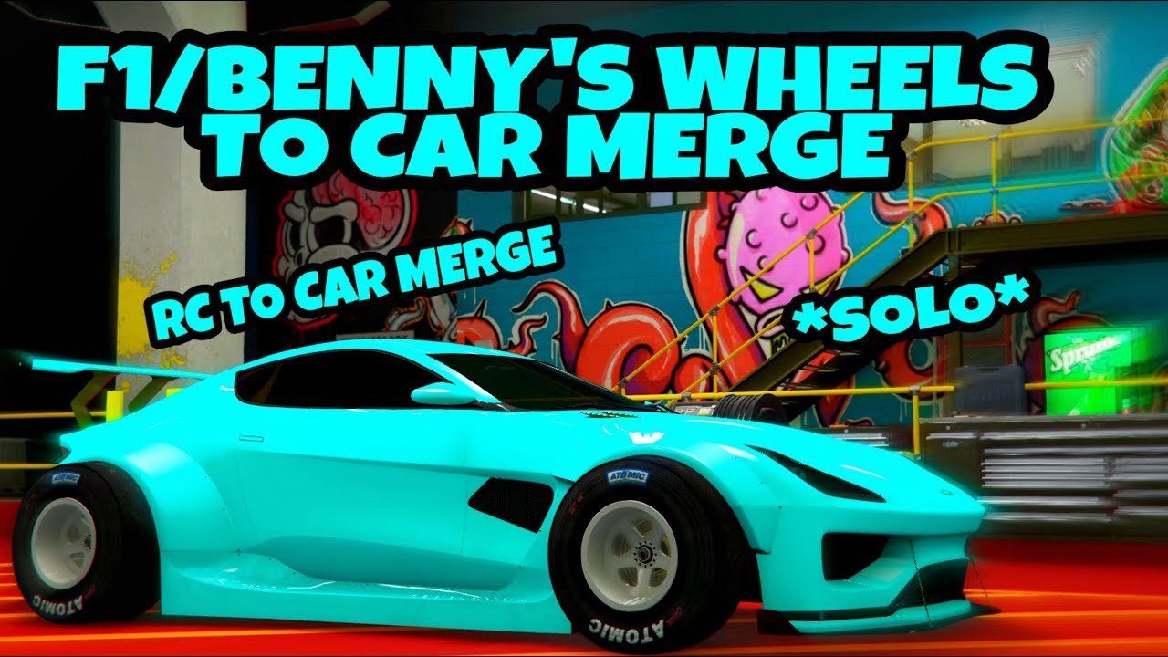 *SOLO* F1/BENNY'S WHEELS ON ANY CAR!! ON GTA 5 ONLINE (RC TO CAR) MAKE ...