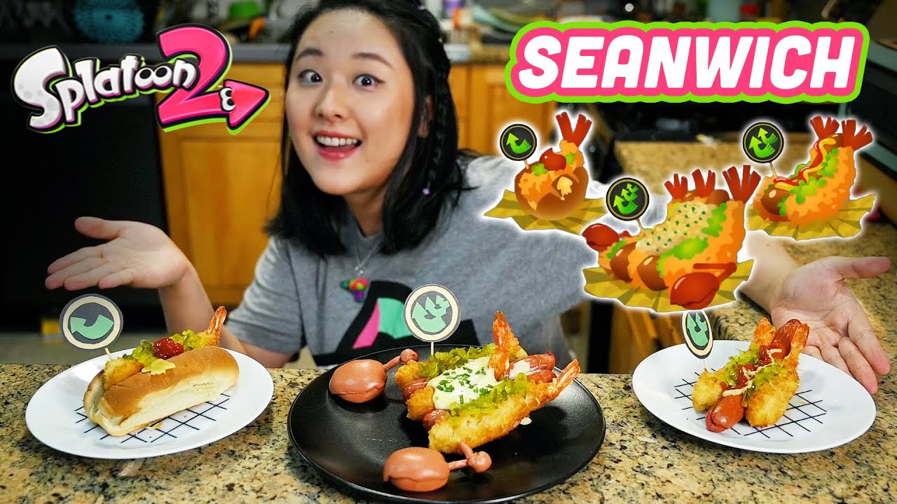 [SPLATOON 2] IRL SEANWICH - stay off the hook, or you'll be cooked :D ...