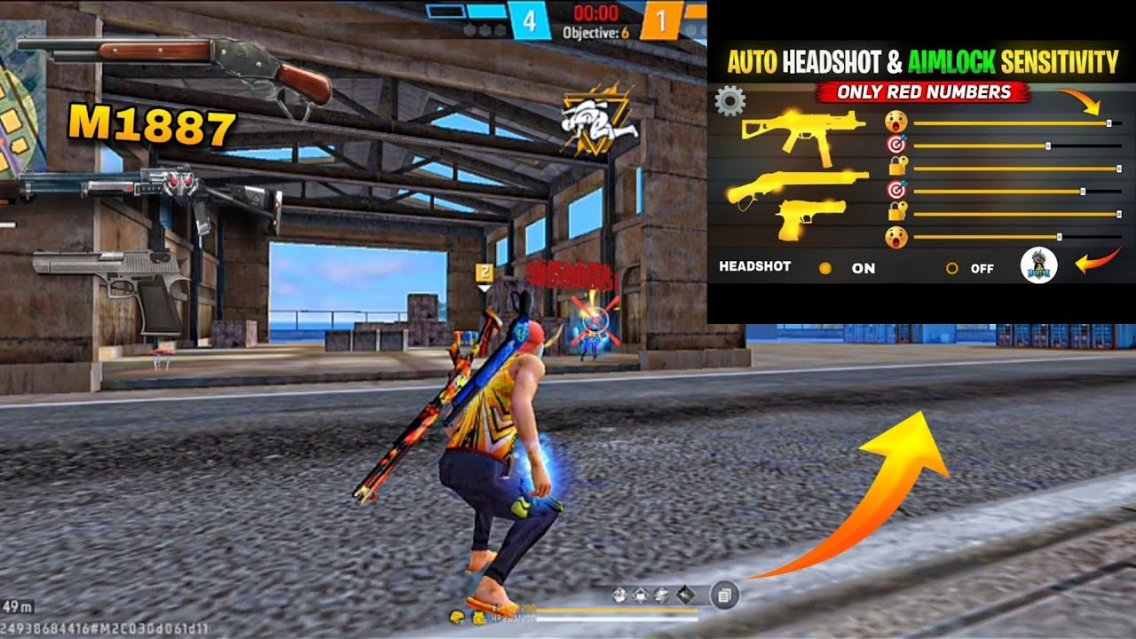 Free Fire New 200 Sensitivity Best Setting ⚙️ Ob44 Update New Settings ...