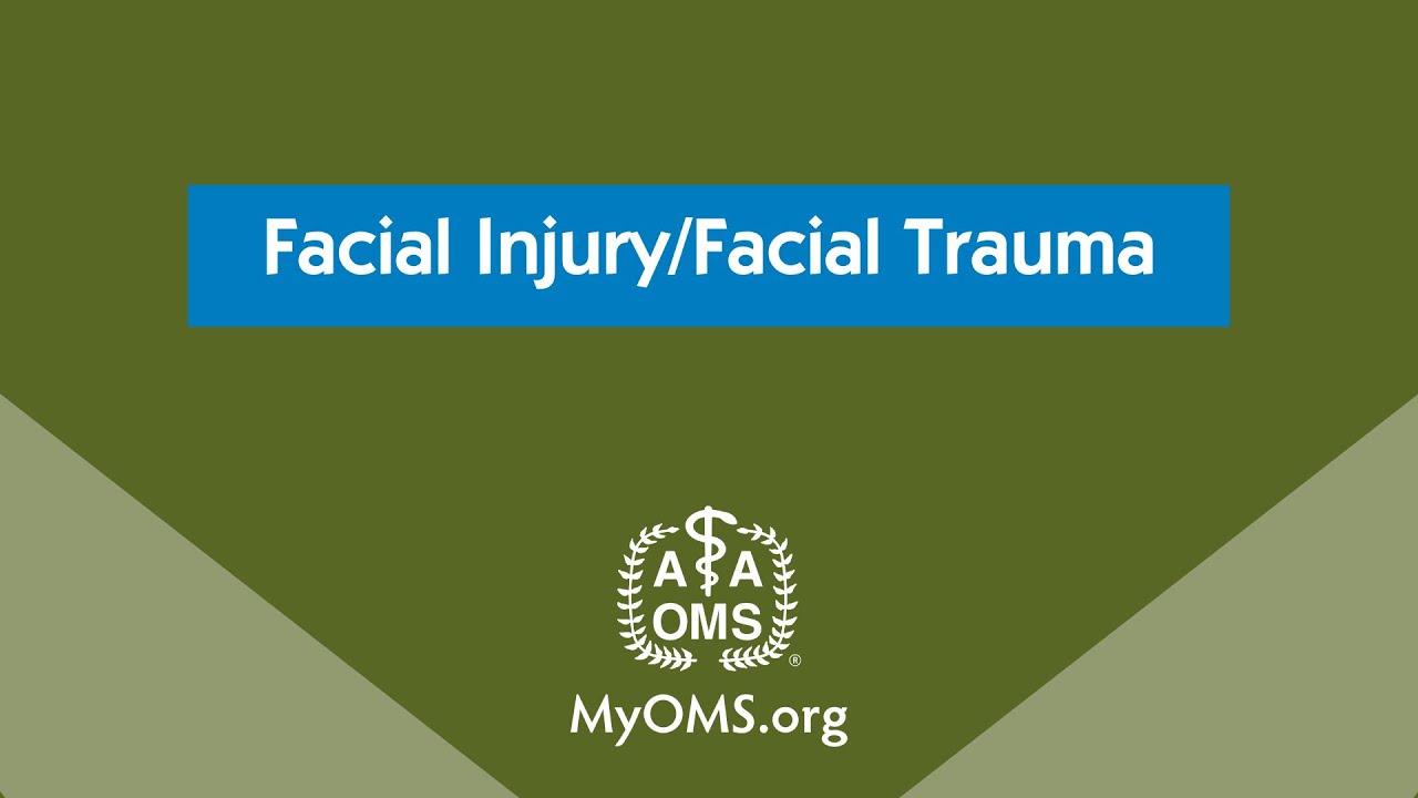 Facial Injury/Facial Trauma - YouTube